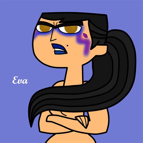 Eva Photoshoot 1 Theme Dramatic Makeup Total Drama Island Fan Art