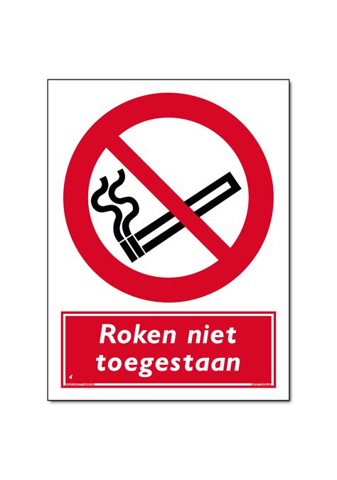 Verboden Te Roken Stickers Al Vanaf 2 45 OnlineSafetyShop