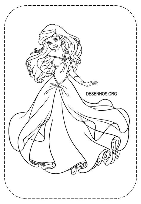 Ariel Imprimir 77 DESENHOS ORG Desenhos Para Colorir
