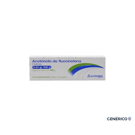 Farmacia Nbio Acetónido de Fluocinolona 0 01 g Crema 40 g Envíos a