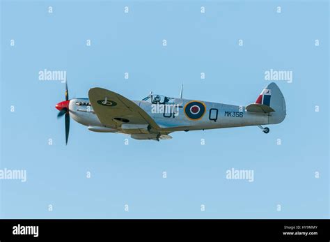 Pilote De Raf Spitfire De La Seconde Guerre Mondiale Banque De
