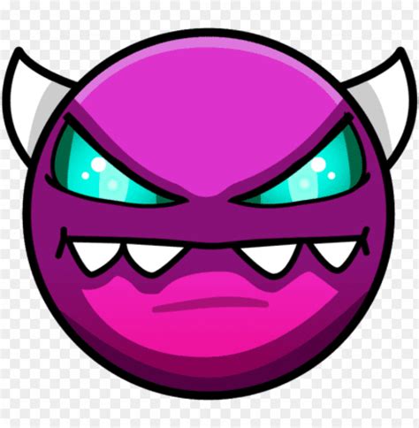 Medium Demon Geometry Dash Medium Demo PNG Transparent With Clear