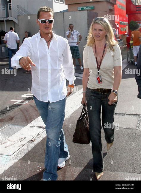 El ex piloto de Fórmula Uno Michael Schumacher y su esposa Corinna