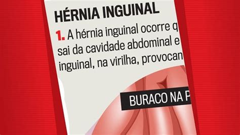 Hérnia inguinal o que é Infográficos Correio da Manhã