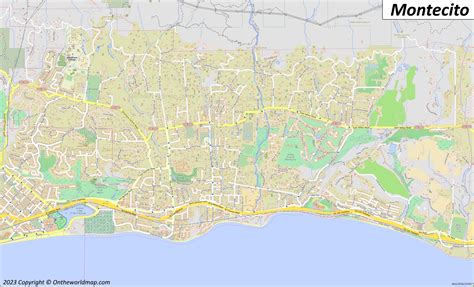 Montecito Map California U S Discover Montecito With Detailed Maps