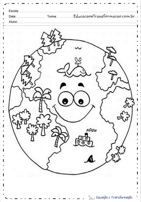 Atividades Meio Ambiente Educa O Infantil Para Imprimir E Colorir