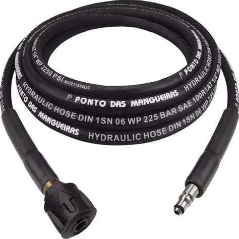 10mt Mangueira Extensora Aço Compatível Lavadora Wap Extreme