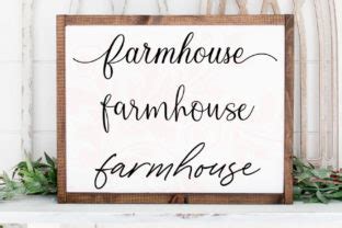 Farmhouse Words Graphic By Farmstone Studio Designs Creative Fabrica