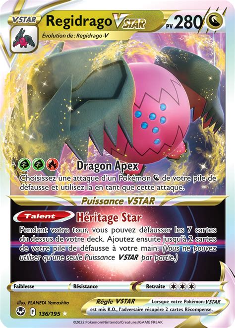 SS12 136 195 Regidrago VSTAR PoKéMoN