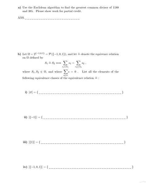 solved a use the euclidean algorithm to find the greatest