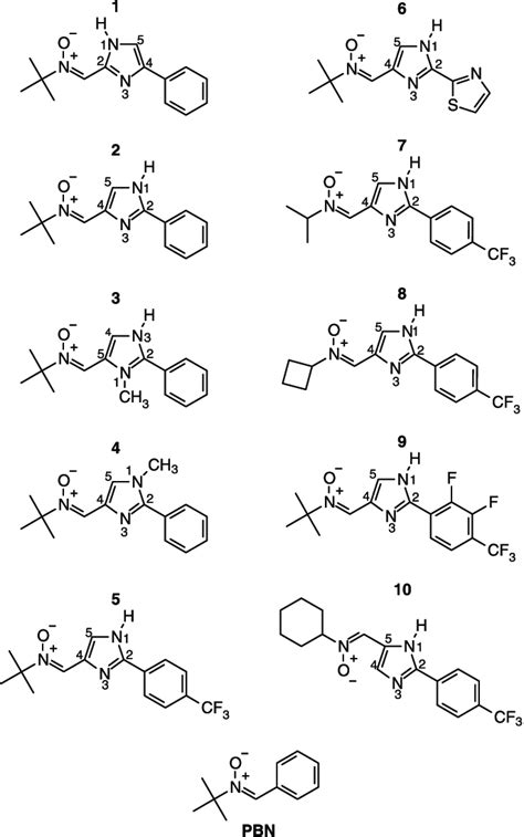 Structure Of The Imidazolyl Nitrones Z A Phenyl H Imidazol