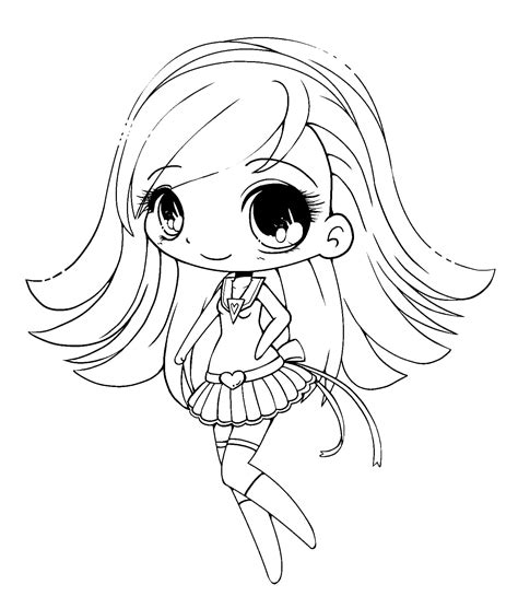 Disegni Da Colorare Chibi Scarica E Stampa Gratuitamente