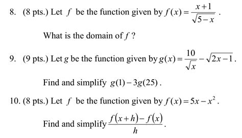solved let f be the function given by f x x
