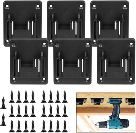 5x SLE Profi Akkuhalter für Makita 14 4V 18V Akku Wandhalterung Wand