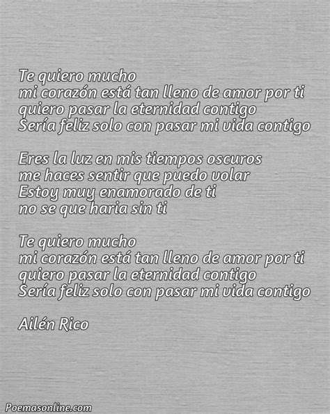 Poemas Para Decir Te Quiero Mucho Poemas Online