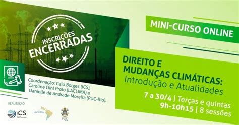 Mini Curso Direito E Mudan As Clim Ticas Introdu O E Atualidades