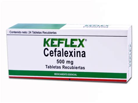 Droguería La Economía keflex 500 mg caja x 24 tabletas recubiertas