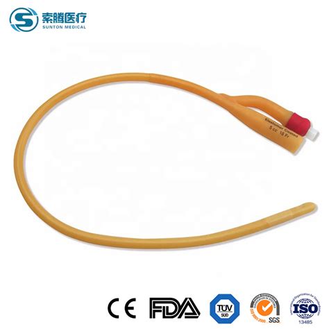 Sunton Disposable Sterile 100 Latex Foley Urine Catheter China 100