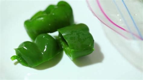 Comment congeler du poivron vert 15 étapes Poivron vert Poivrons en