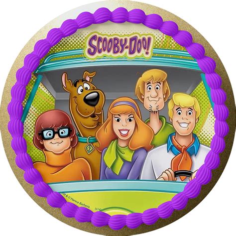 Opłatek na tort Scooby Doo 20cm Gratis Tekst Wafers Premium