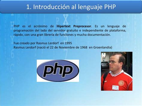 Ppt Tema Iv El Lenguaje De Programaci N Php Tipos De Datos Powerpoint