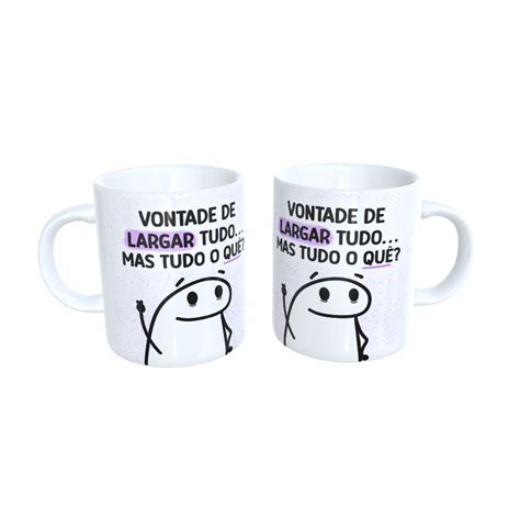 CANECA PERSONALIZADA Flork Frases Engraçadas 8 nome loja