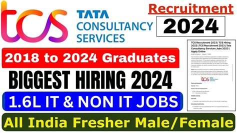 Tcs Mega Hiring Tcs Recruitment Batches Job