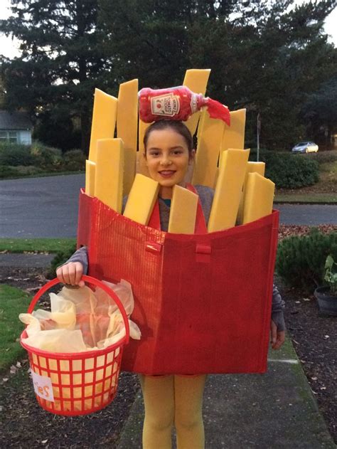 French Fries Costume Teacher Halloween Costumes Halloween Funny