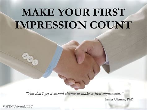 MAKE YOUR FIRST IMPRESSION COUNT MTN Universal