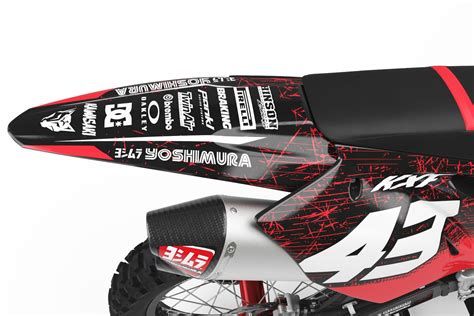 Kawasaki Squad Red Graphics Kit OMXGraphics Superb Quality