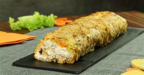 Rocambole salgado de batata delicioso e prático Receitas Nota Dez