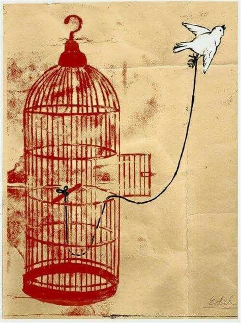 Pin By Amethyst Bryant On Tattoo Ideas Bird Drawings The Caged Bird