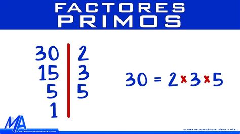 Factores Primos De Un N Mero Youtube