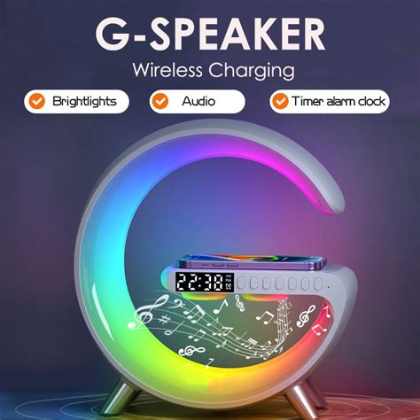 G Speaker Smart Station Lumin Ria Bluetooth Inteligente Estilo Quente