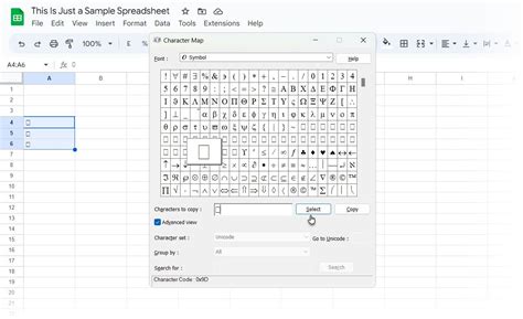 How To Insert Special Symbols And Characters In Google Sheets