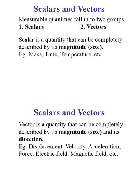 scalars and vectors pdf euclidean vector linear algebra