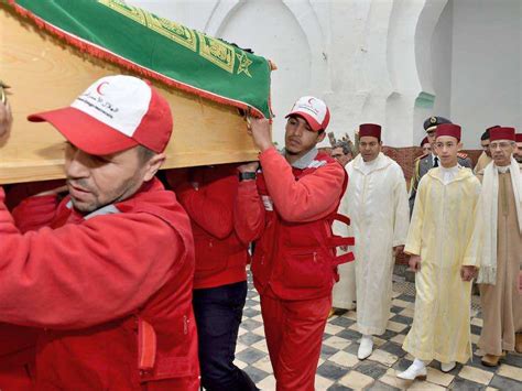 Moulay El Hassan And Moulay Rachid Attends M Hamed Boucetta S Funeral