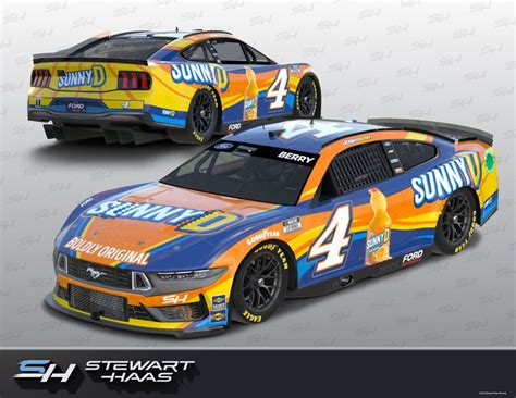 2024 NASCAR Cup Series 4 Stewart Haas Racing Paint Schemes Jayski S