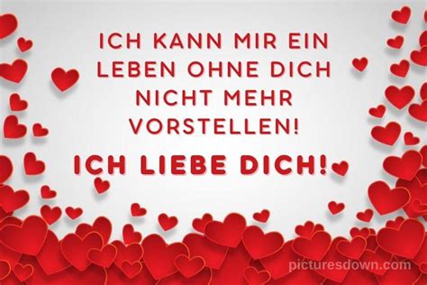 Ich Liebe Dich Bild Viele Herzen Kostenlos Herunterladen