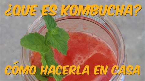 Qué es la Kombucha Paso a Paso Como Hacer Kombucha en Casa YouTube