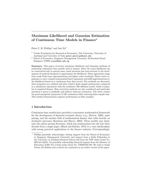 pdf maximum likelihood and gaussian estimation of … likelihood and gaussian estimation of