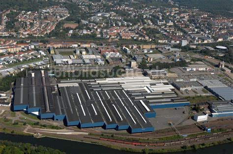 Saarbrücken aus der Vogelperspektive Saarstahl AG Stahlwerk Burbach