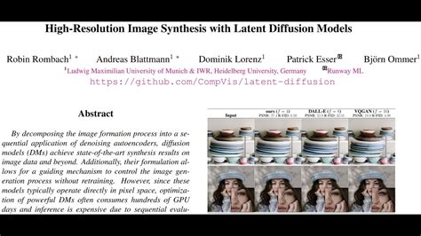 Stable Latent Diffusion High Resolution Image Synthesis With Latent
