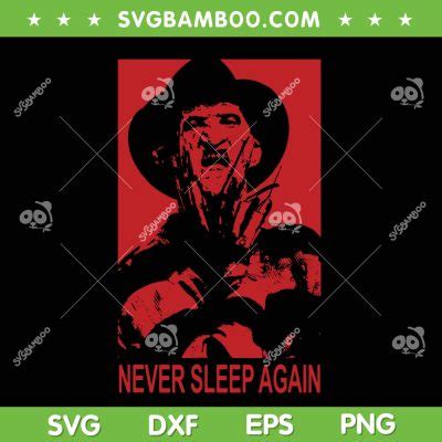 Freddy Never Sleep Again Svg Png