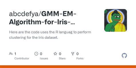 GitHub Abcdefya GMM EM Algorithm For Iris Dataset Here Are The Code