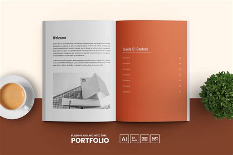 Minimal Architecture Portfolio Template Design And Interior Design