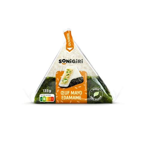Uf Mayonnaise Edamame Onigiri Le Paquet De G Prix Carrefour