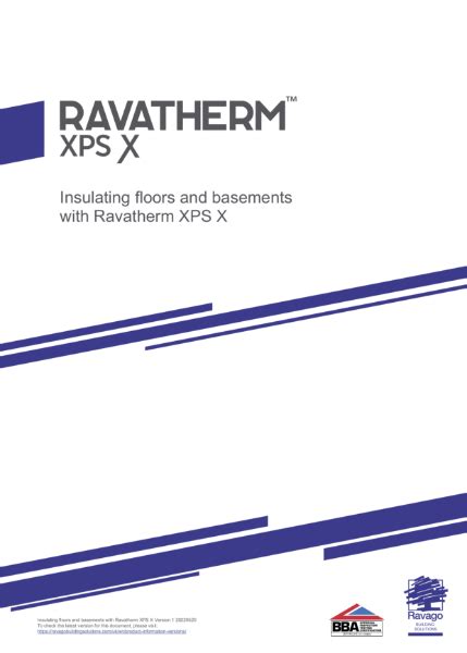Ravatherm XPS X ULTRA 300 SL Technical Data Sheet Ravago Building