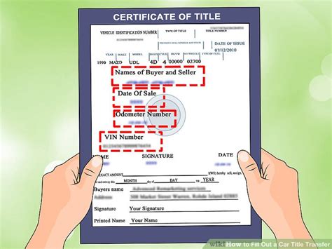 How To Fill Out A Car Title Transfer 11 Steps With Pictures