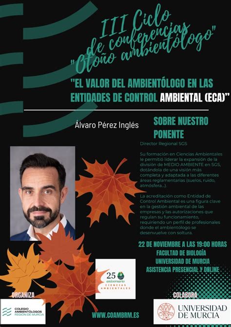 III edición del Ciclo de Conferencias Otoño Ambientólogo El valor